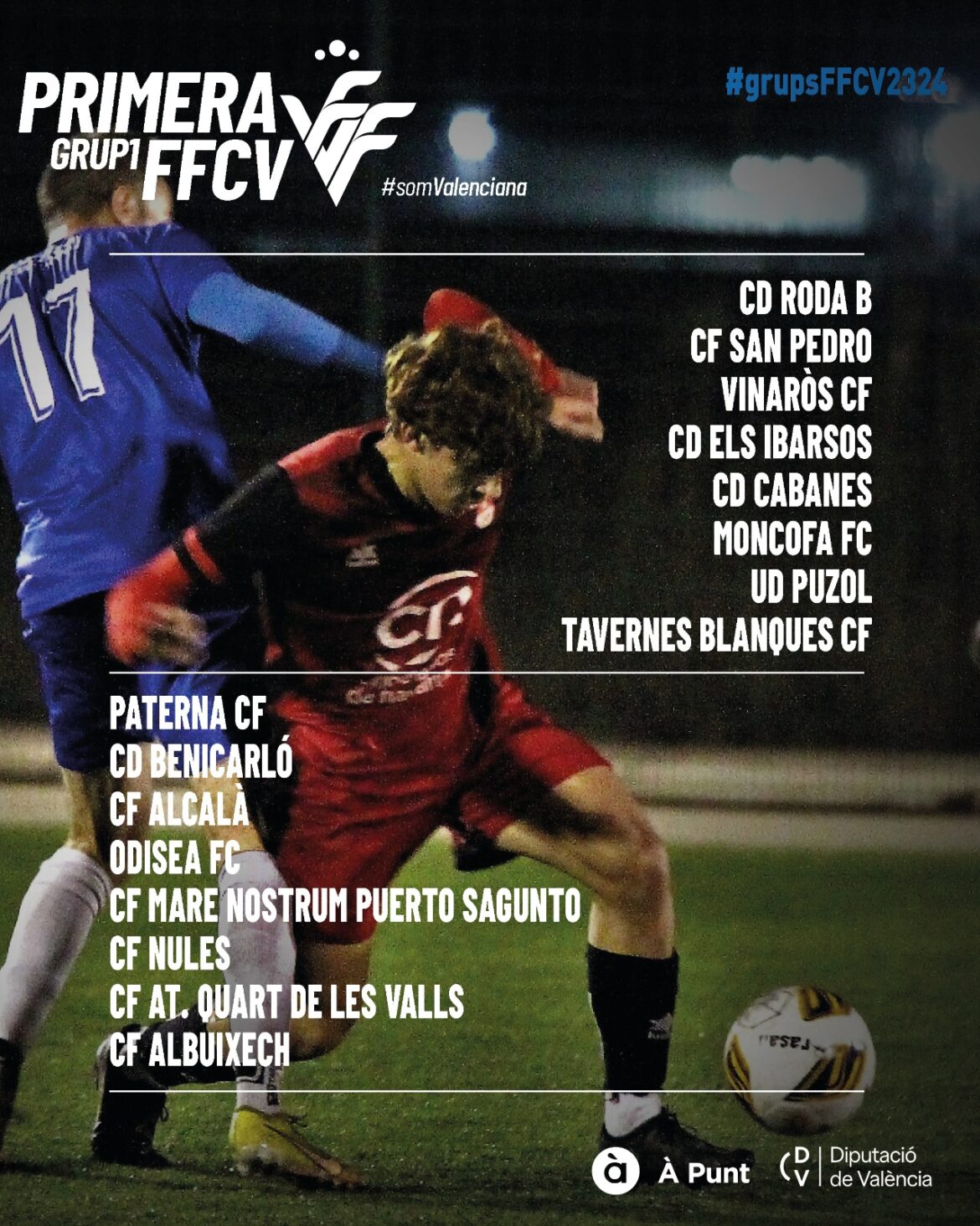 Estos son los cuatro grupos de la Primera FFCV para la temporada 2023/ ...