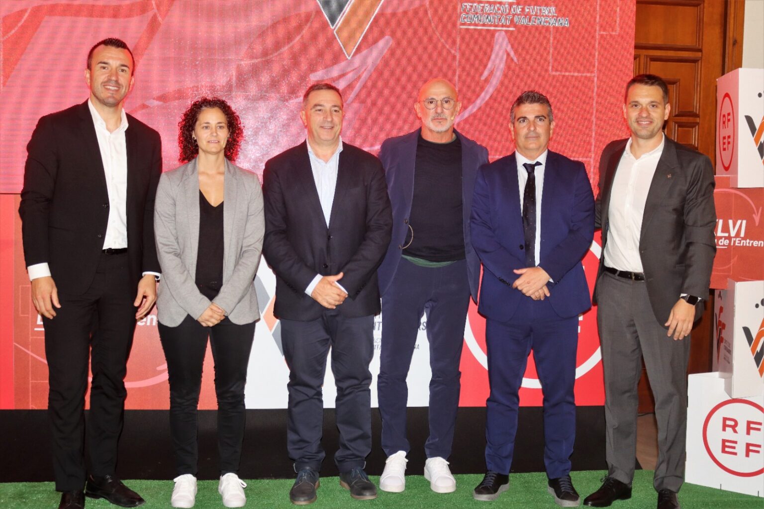 José Luis Oltra, Sonia Bermúdez y Ricardo Íñiguez, en el 47º Dia de l ...