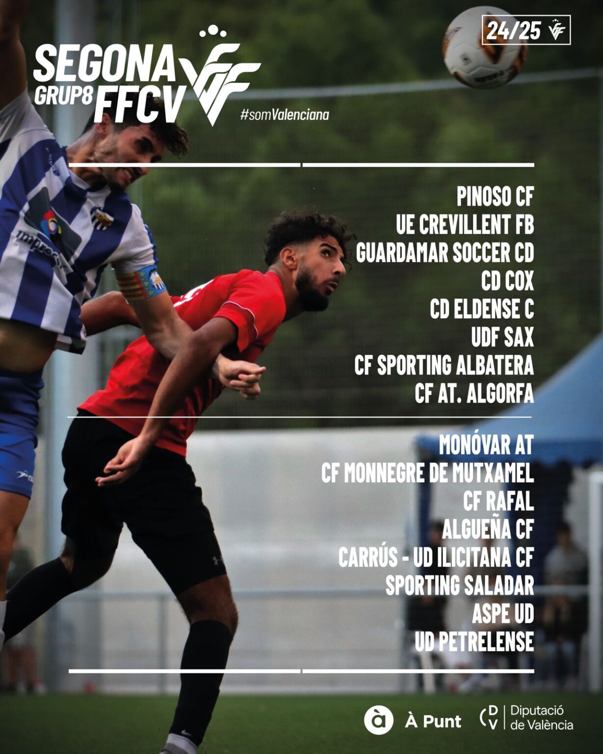 Estos son los ocho grupos y calendarios de la Segona FFCV para la ...