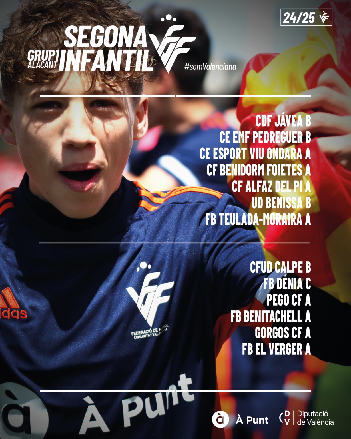 Estos son los 45 grupos de Segona Infantil para la temporada 2024/2025 ...
