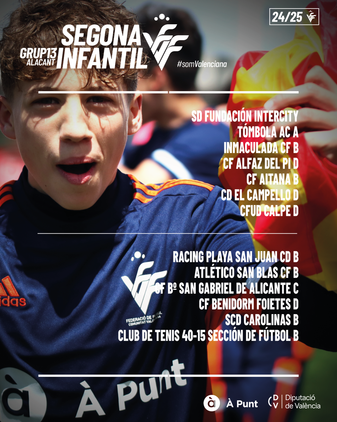 Estos son los 45 grupos de Segona Infantil para la temporada 2024/2025 – FFCV